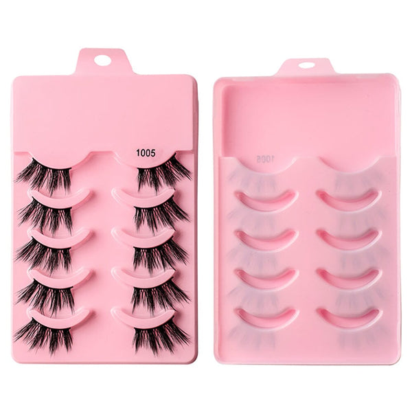 5 pairs of thick, curly and soft false eyelashes – MSmakeupoem.com