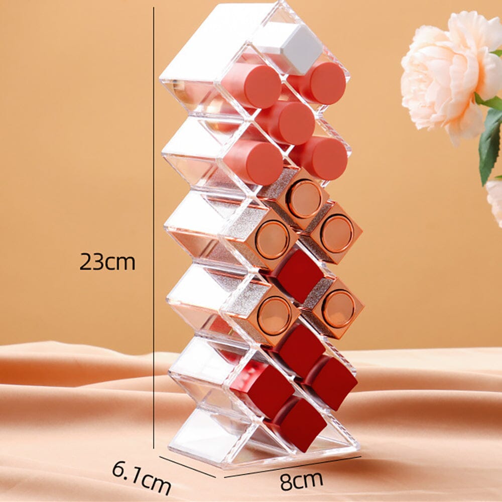 16 Grid Acrylic Vertical Fish Lipstick Storage Box – MSmakeupoem.com