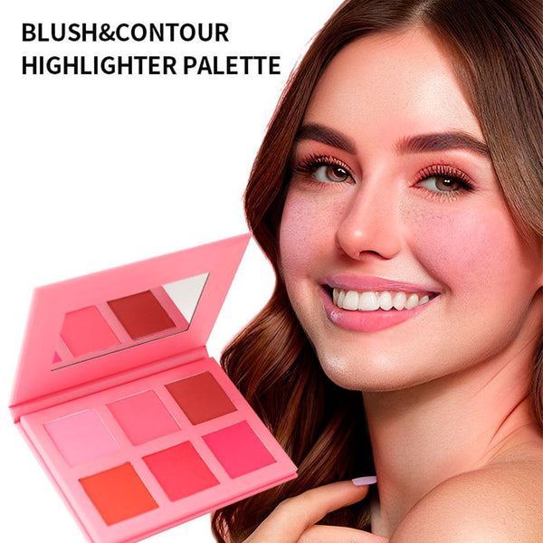 24 Color Combination Palettes For Your Choice Blush/Highlighter/Contou ...
