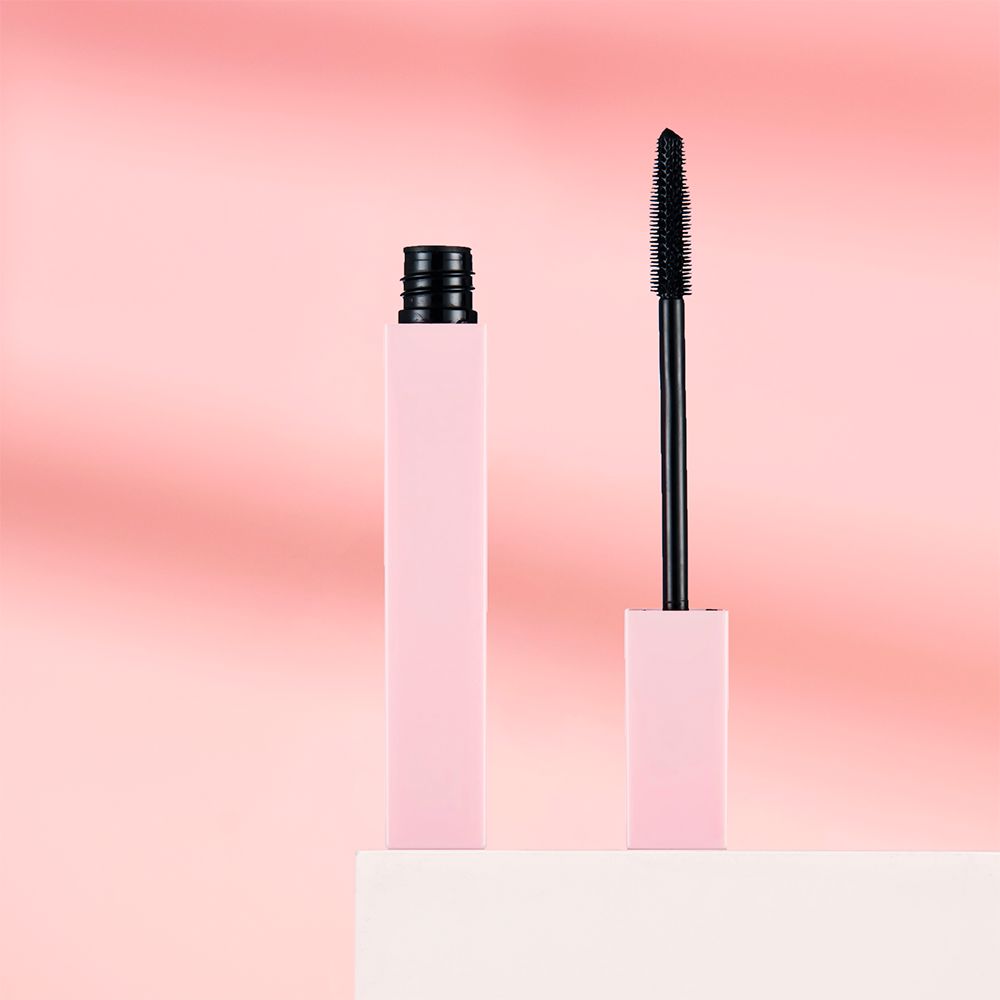 Pink Square Tube Neutral No Logo Long And Thick Waterproof Mascara ...