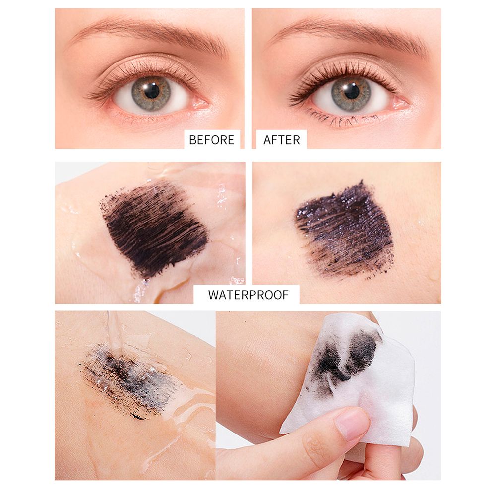 Pink Square Tube Neutral No Logo Long And Thick Waterproof Mascara ...