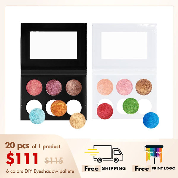 6 Colors DIY Your Own Eyeshadow Palette6 Colors DIY Your Own Eyeshadow ...
