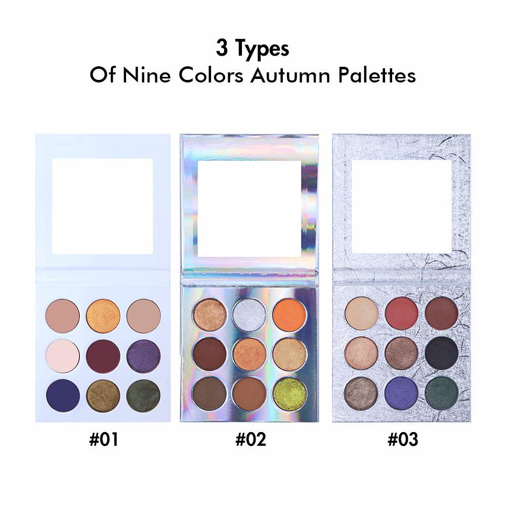 3 Types of Nine Colors Autumn Palettes – MSmakeupoem.com