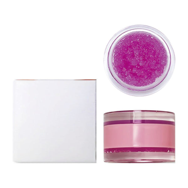 6 colors Lip Care Double Jelly Lip scrub & Lip Mask (large granule ...
