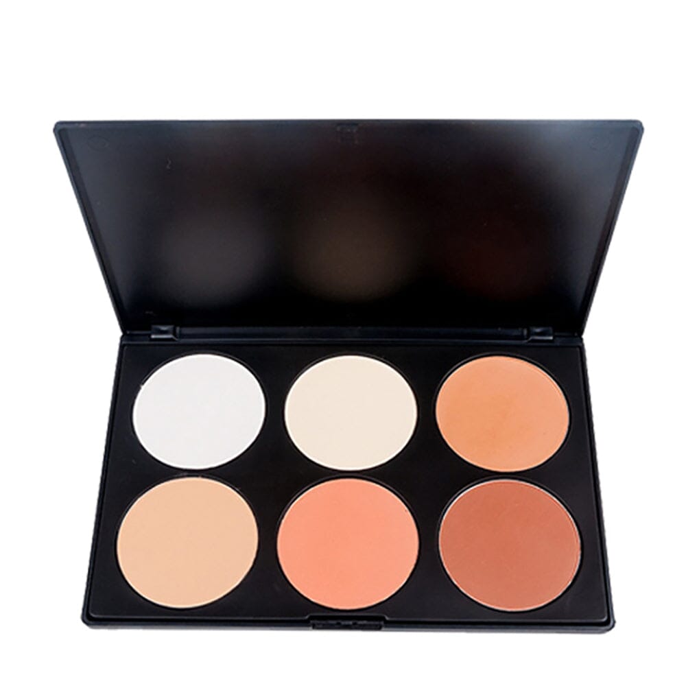 6 Colors Pressed powder Contour Palette – MSmakeupoem.com