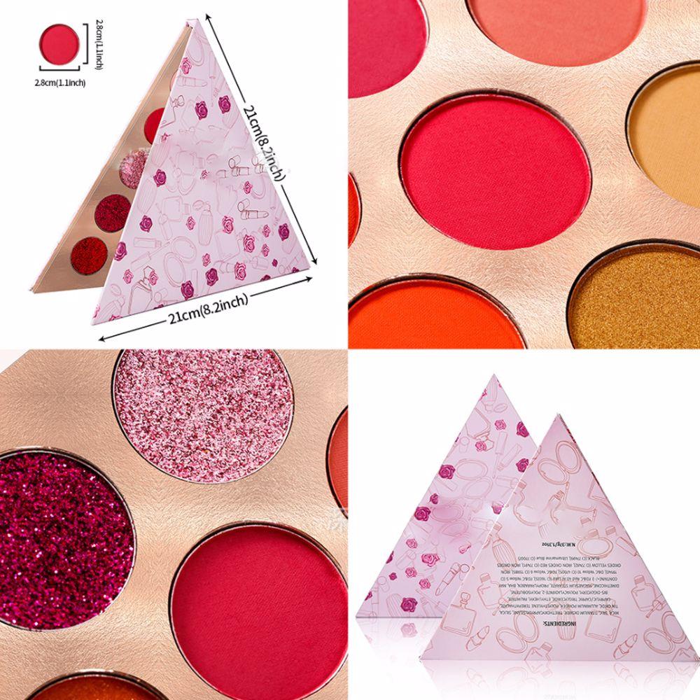 15 Colors Triangle Blush Eyeshadow Palette – MSmakeupoem.com