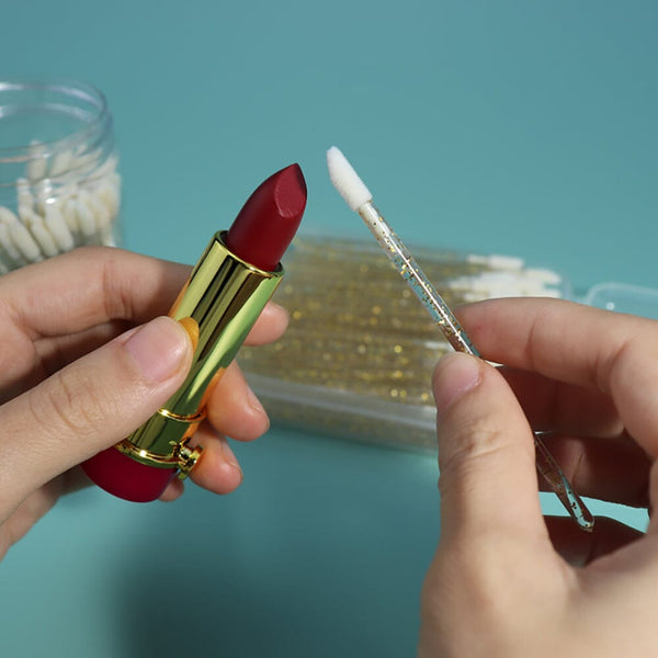Crystal rod lip brush (100pcs) – MSmakeupoem.com