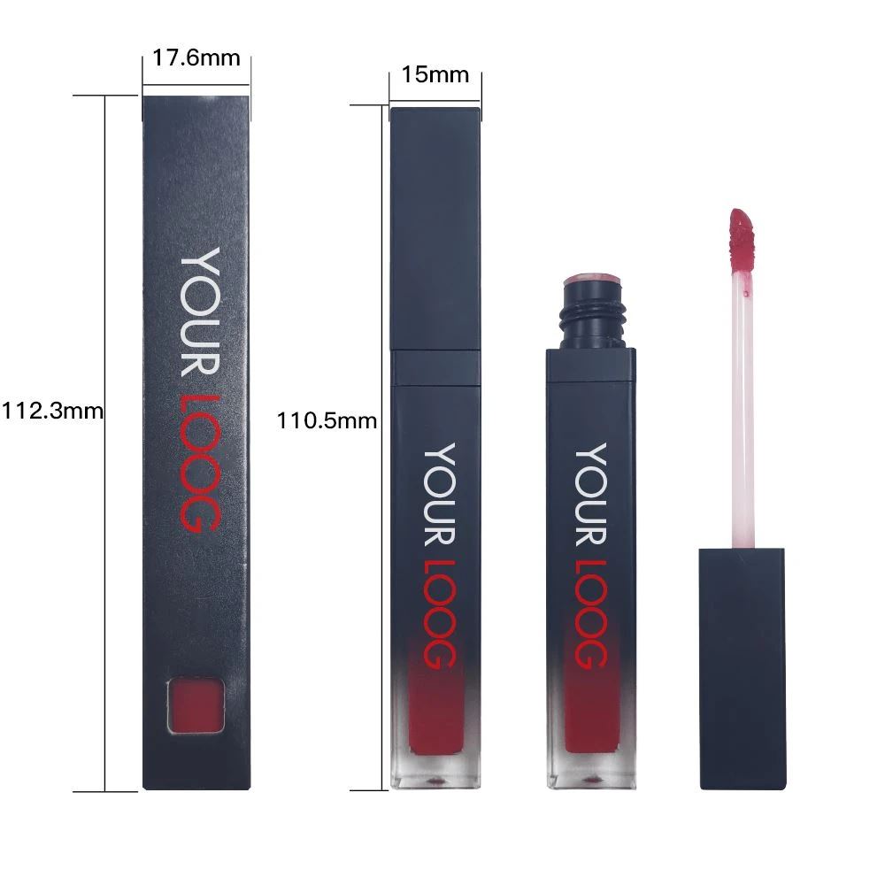 84 Colors Gradient Square Tube Liquid Lipsticks (#67-#85 Color ...